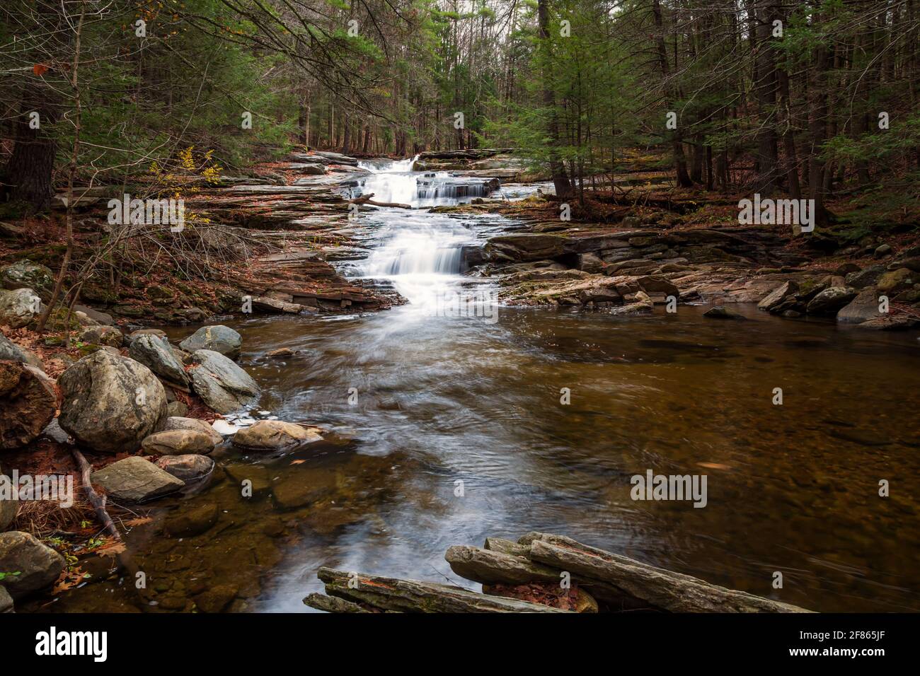 Waterfalls of Western Massachusetts in Fall Stock Photo - Alamy