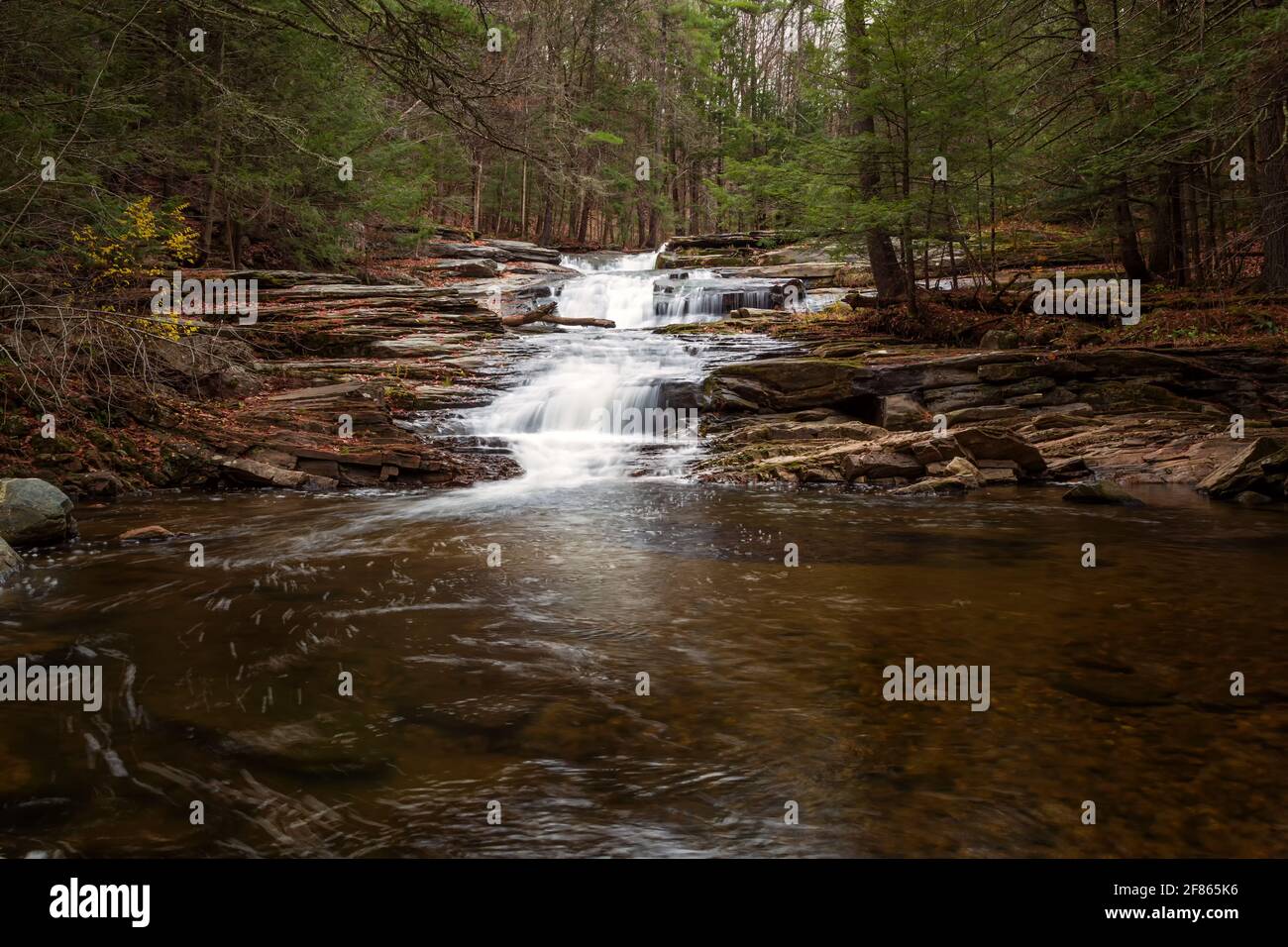 Waterfalls of Western Massachusetts in Fall Stock Photo - Alamy