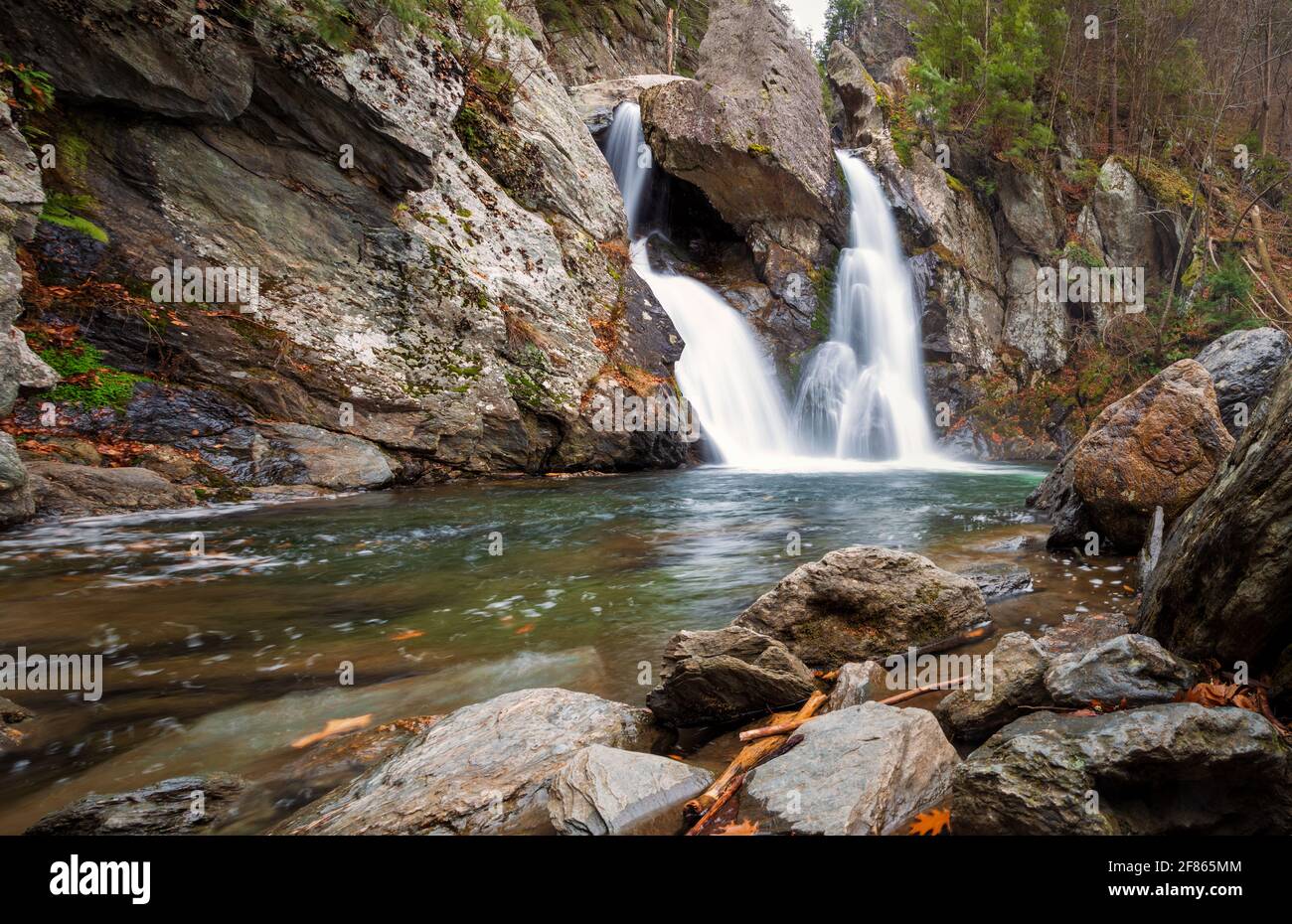 Waterfalls of Western Massachusetts in Fall Stock Photo - Alamy