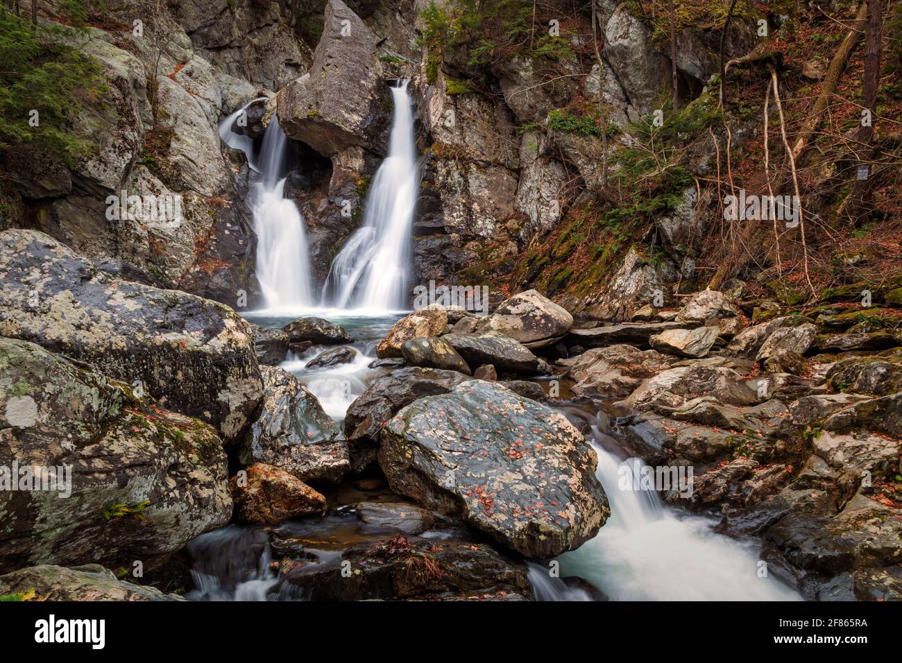 Waterfalls of Western Massachusetts in Fall Stock Photo - Alamy