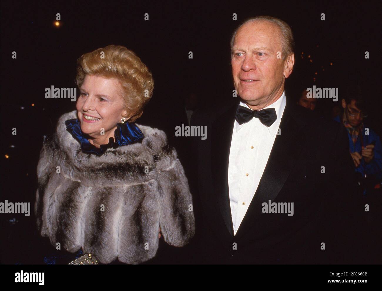 Betty Ford and Gerald Ford October 1990 Credit: Ralph Dominguez ...