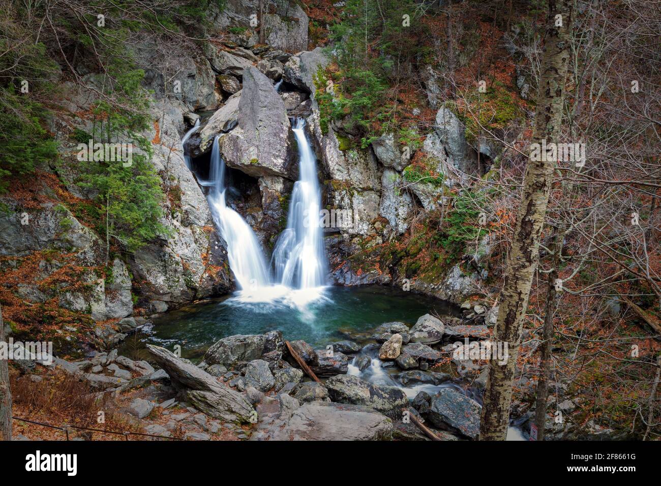 Waterfalls of Western Massachusetts in Fall Stock Photo - Alamy