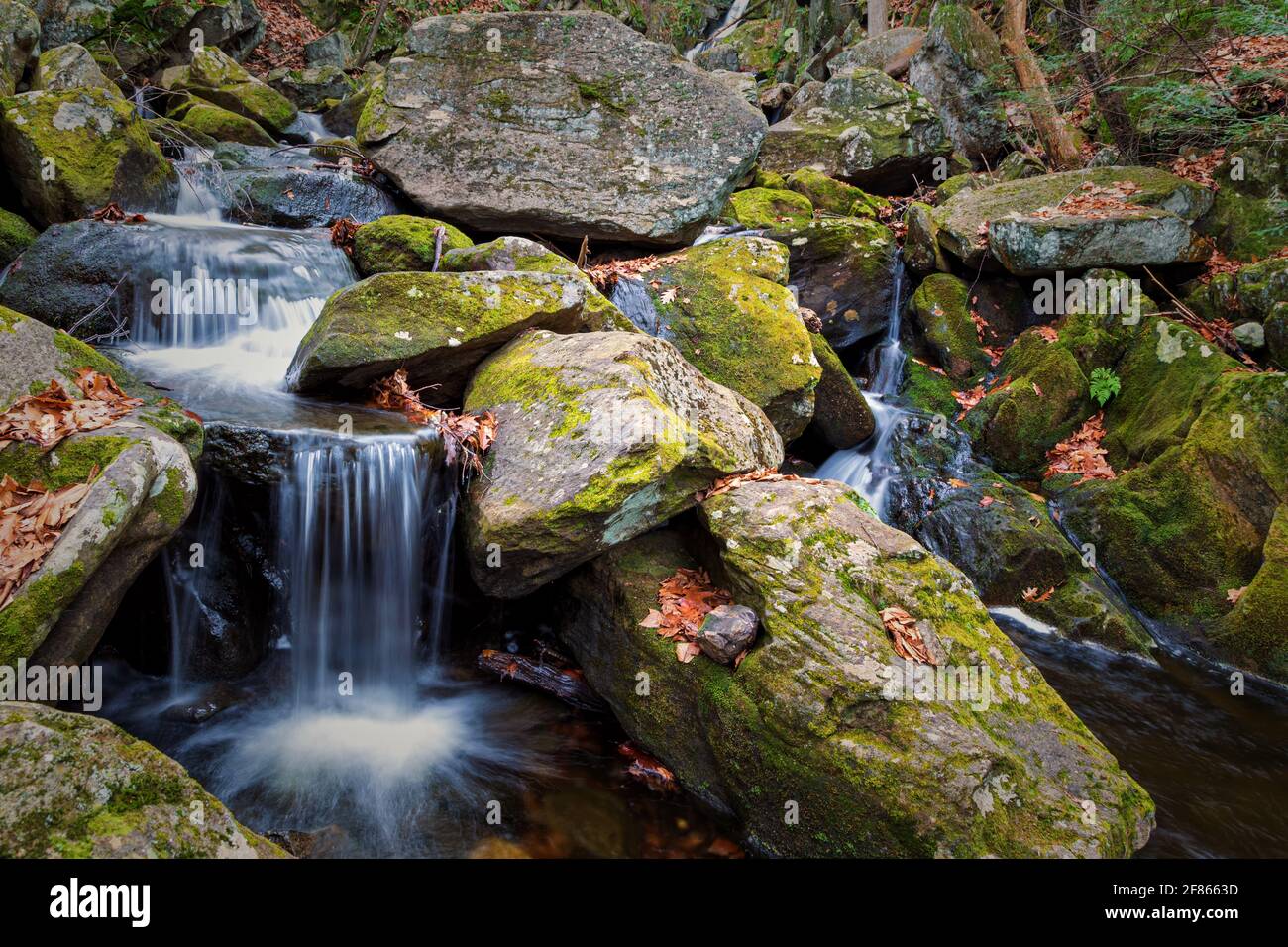 Waterfalls of Western Massachusetts in Fall Stock Photo - Alamy