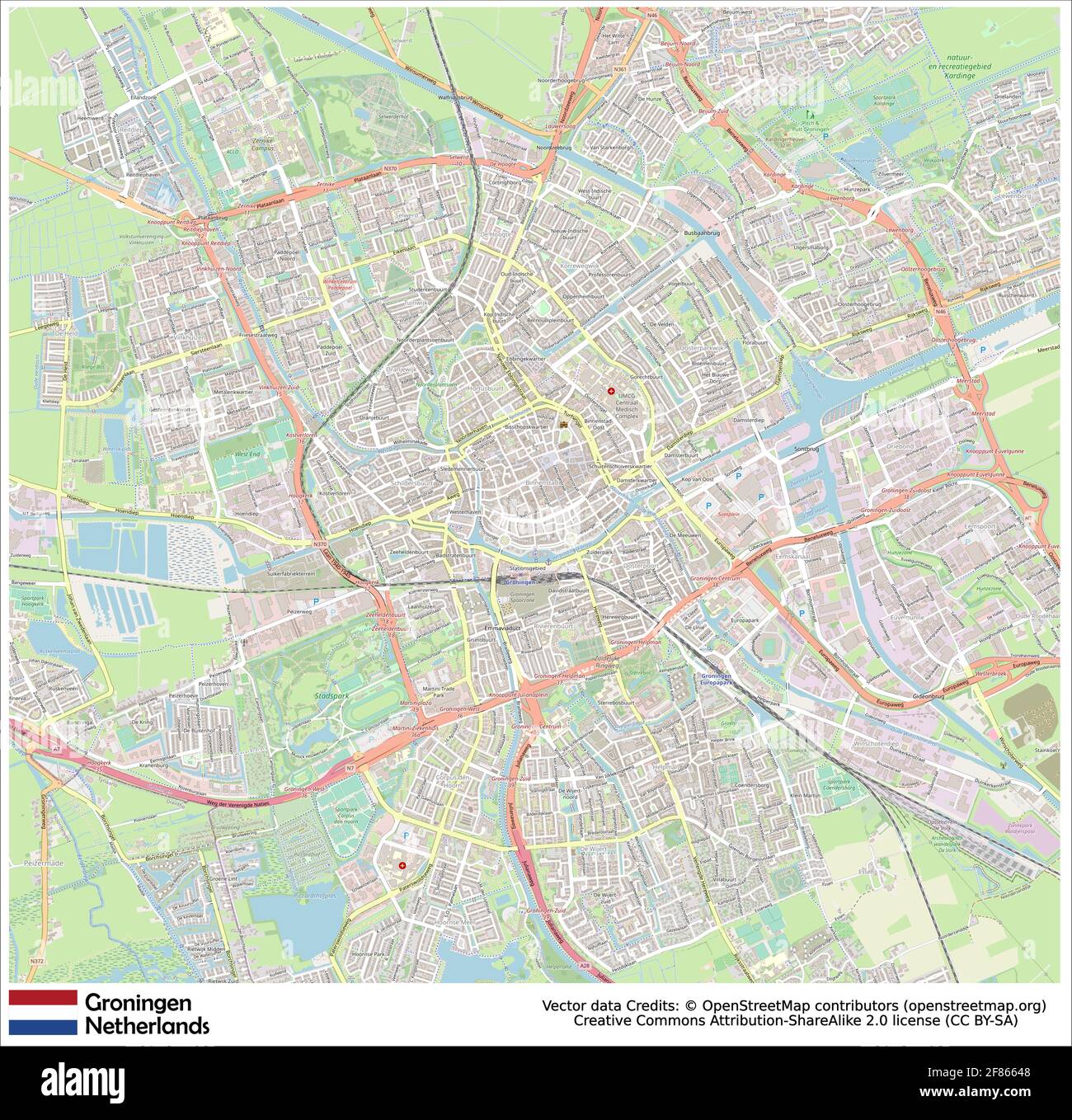 Groningen netherlands Stock Vector Images - Alamy