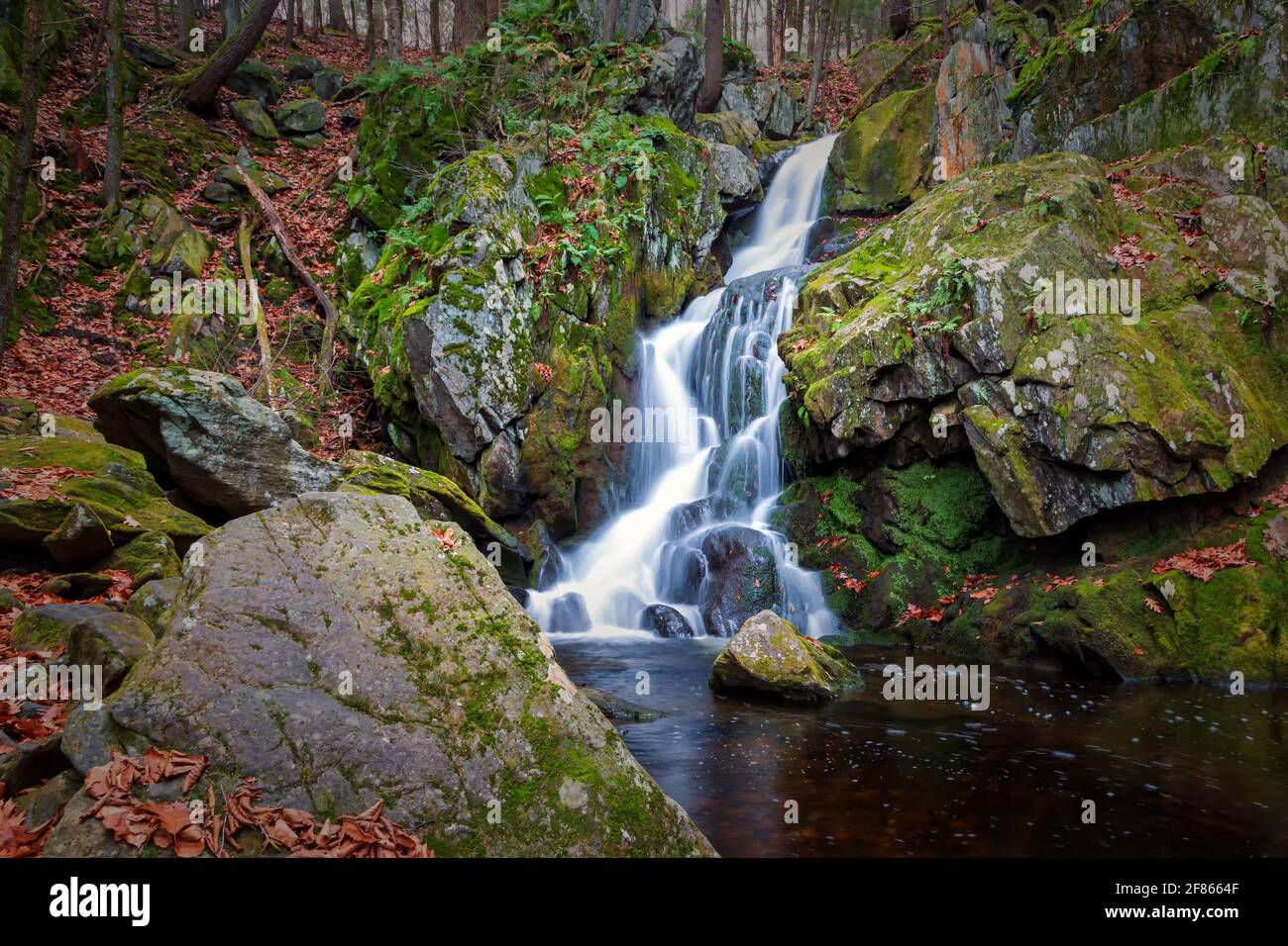 Waterfalls of Western Massachusetts in Fall Stock Photo - Alamy