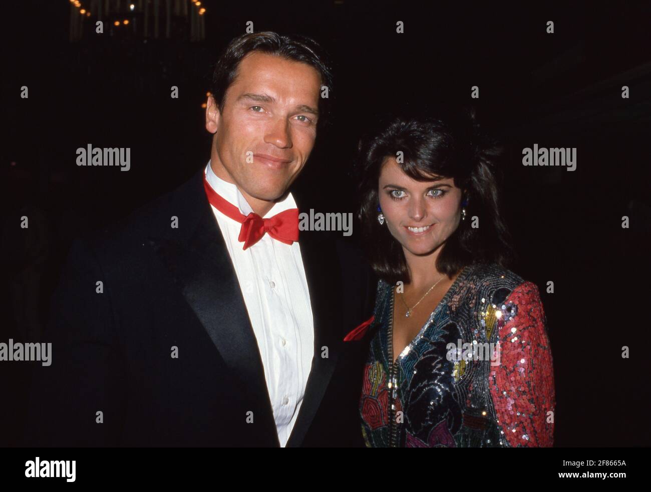 Arnold Schwarzenegger and Maria Shriver Circa 1980's Credit: Ralph ...