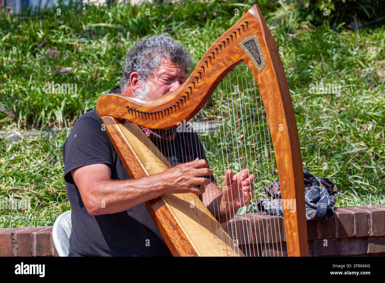 A street musician performing hi-res stock photography and images - Alamy