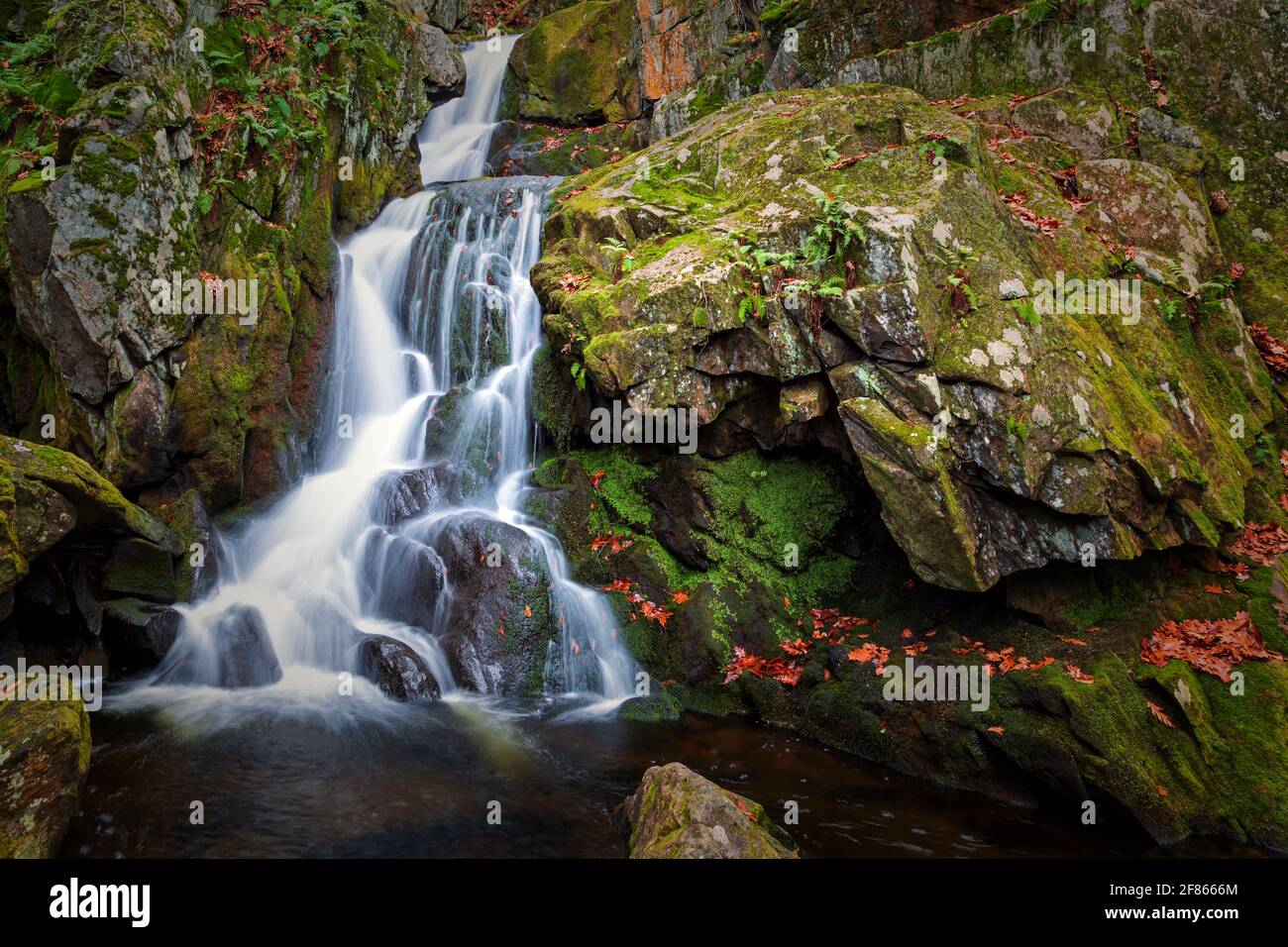 Waterfalls of Western Massachusetts in Fall Stock Photo - Alamy