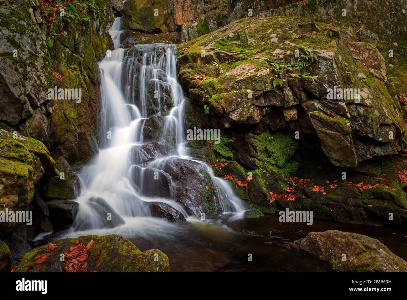 Waterfalls of Western Massachusetts in Fall Stock Photo - Alamy