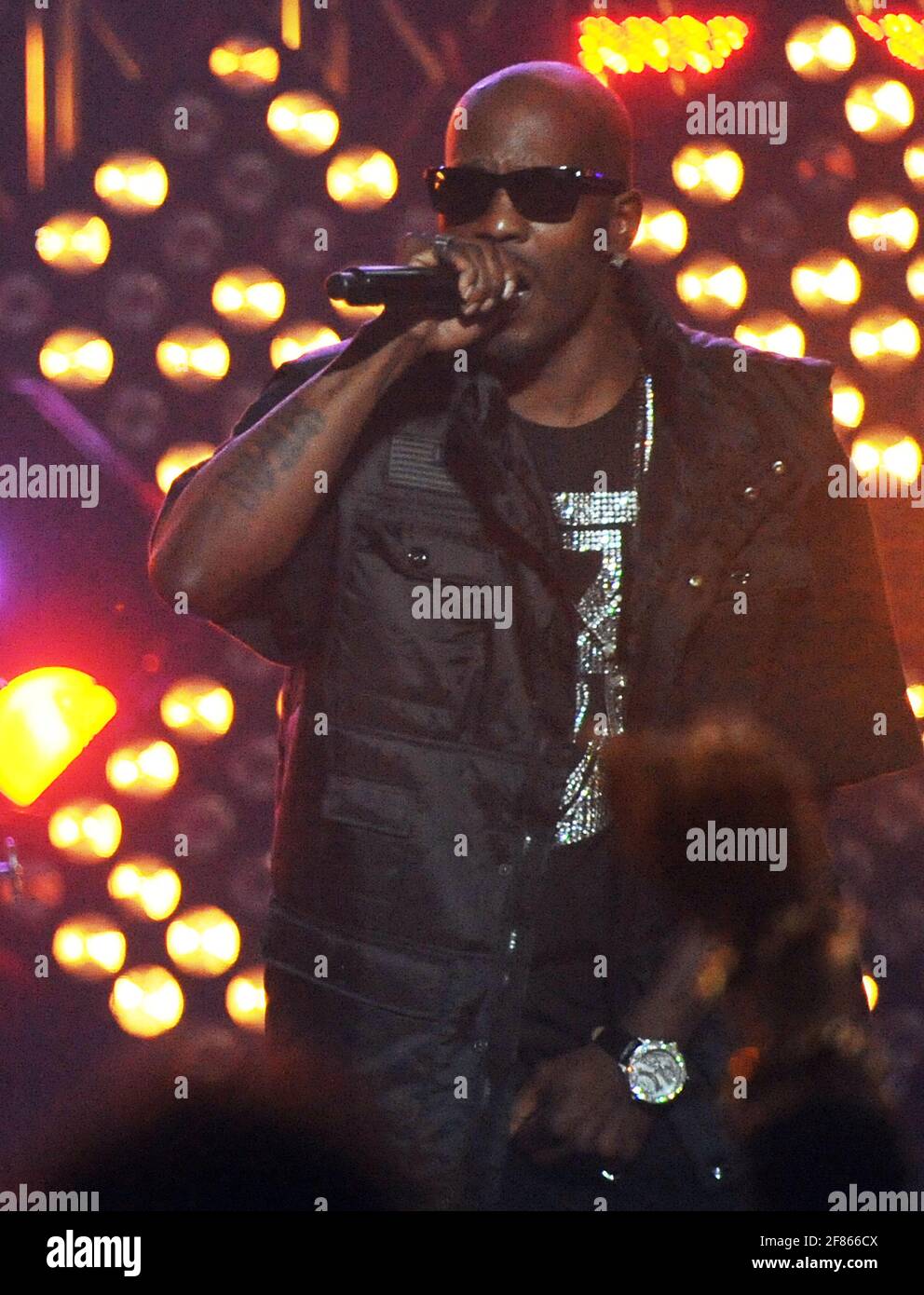 OCTOBER 1: Legendary rapper DMX performs during the BET Hip Hop Awards ...