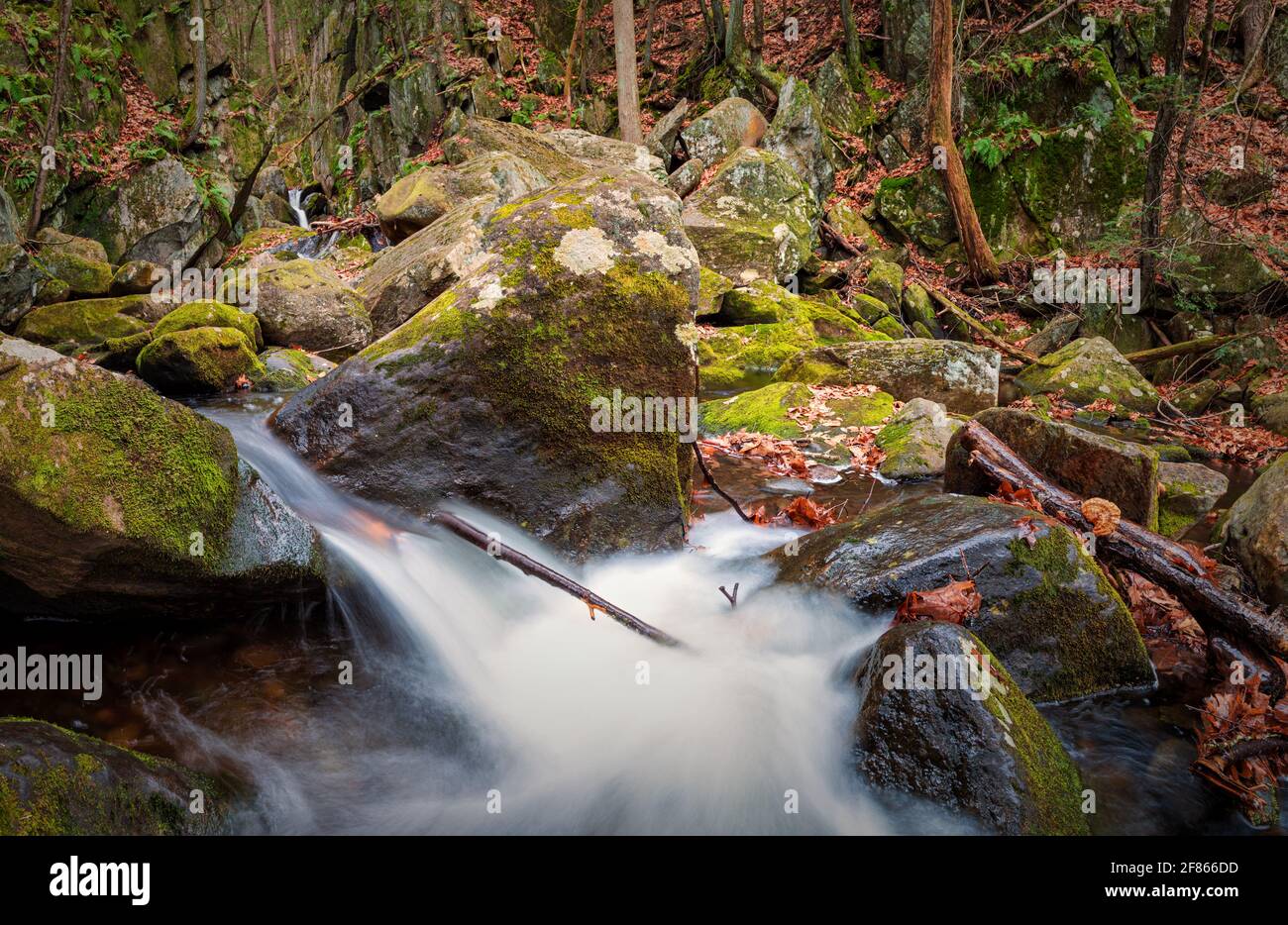 Waterfalls of Western Massachusetts in Fall Stock Photo - Alamy