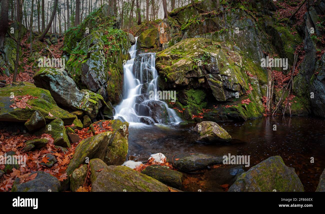 Waterfalls of Western Massachusetts in Fall Stock Photo - Alamy
