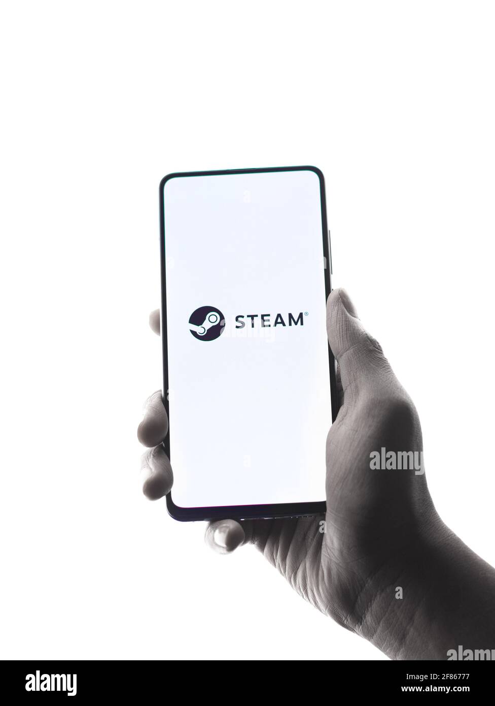 Steam logo computer games hi-res stock photography and images - Alamy