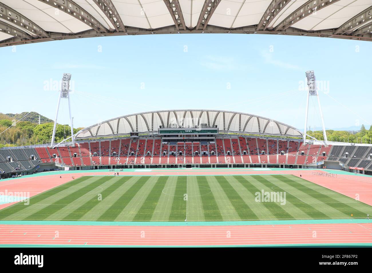 Kumamoto, Japan. 10th Apr, 2021. General view Athletics : The 29th ...