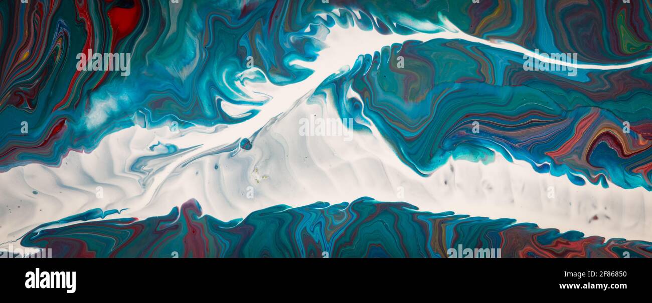 Abstract illustration of colorful streaks of paint Stock Photo - Alamy