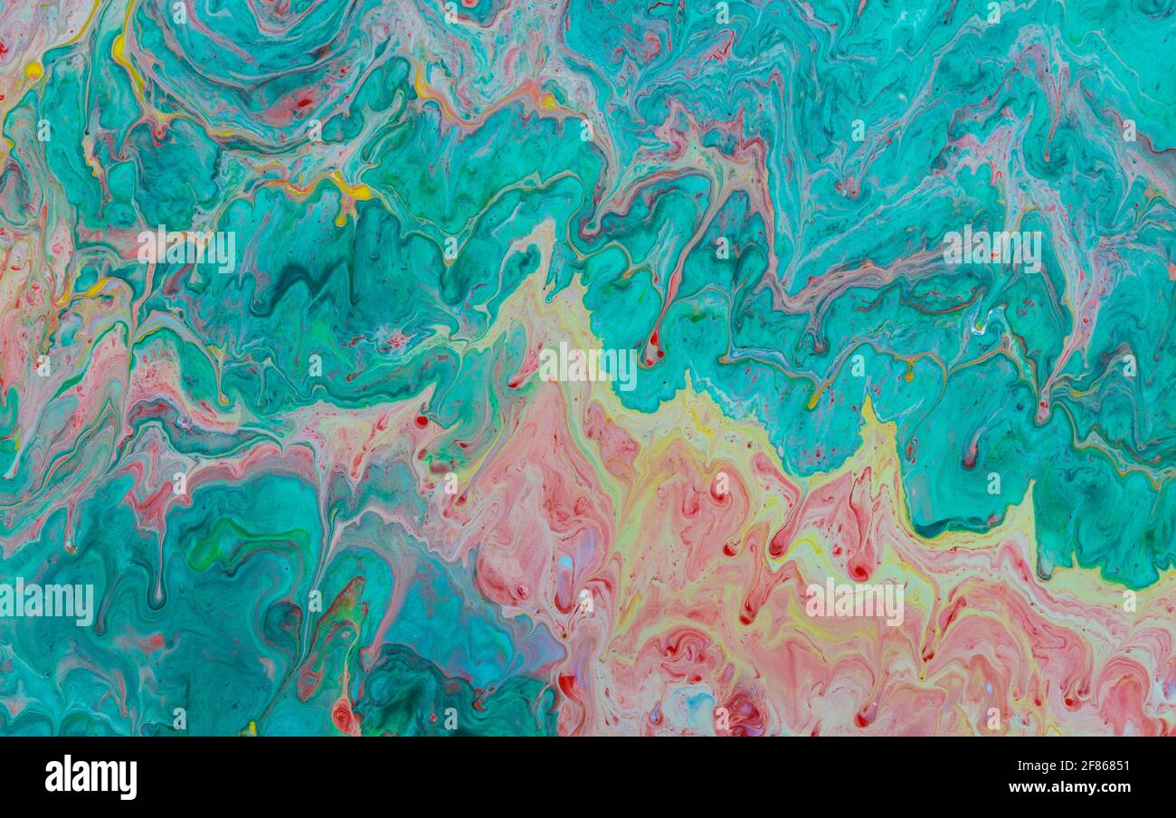 Abstract illustration of colorful streaks of paint Stock Photo - Alamy