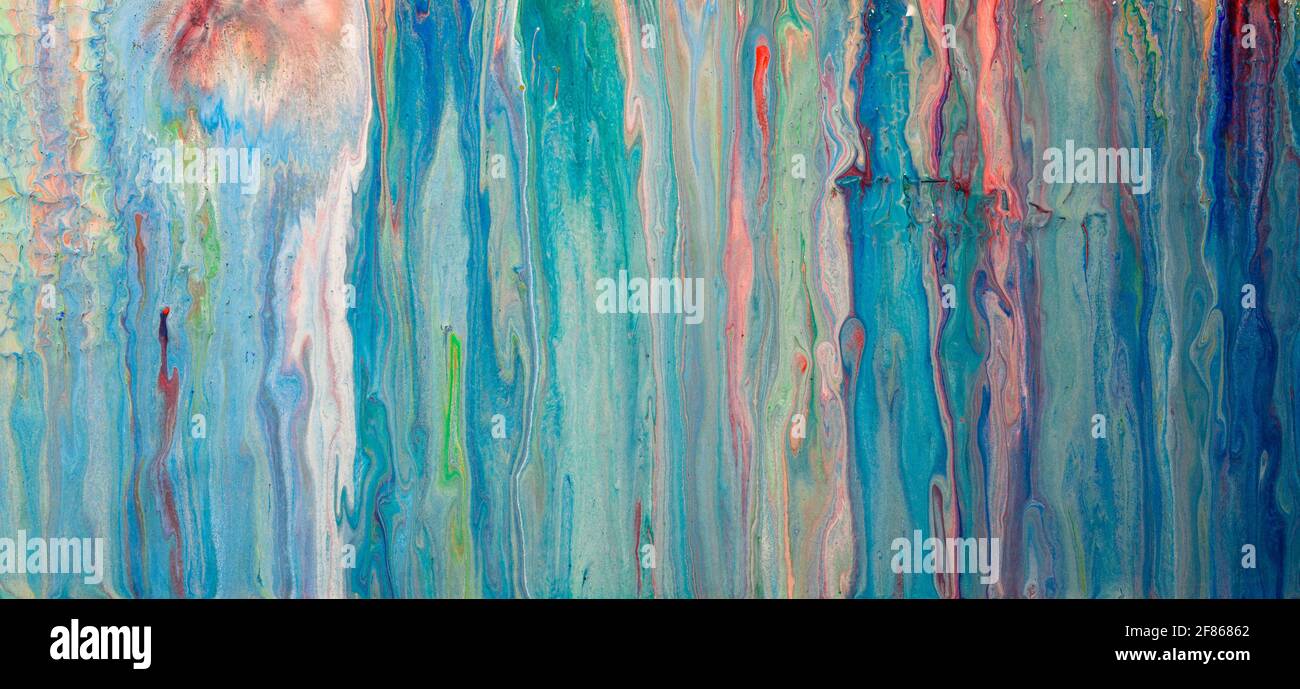 Abstract illustration of colorful streaks of paint Stock Photo - Alamy