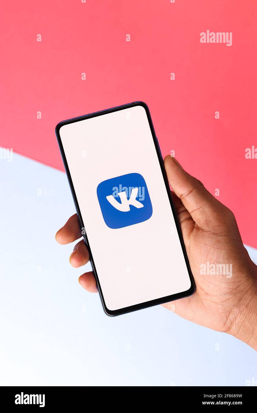 Vk logo design hi-res stock photography and images - Alamy