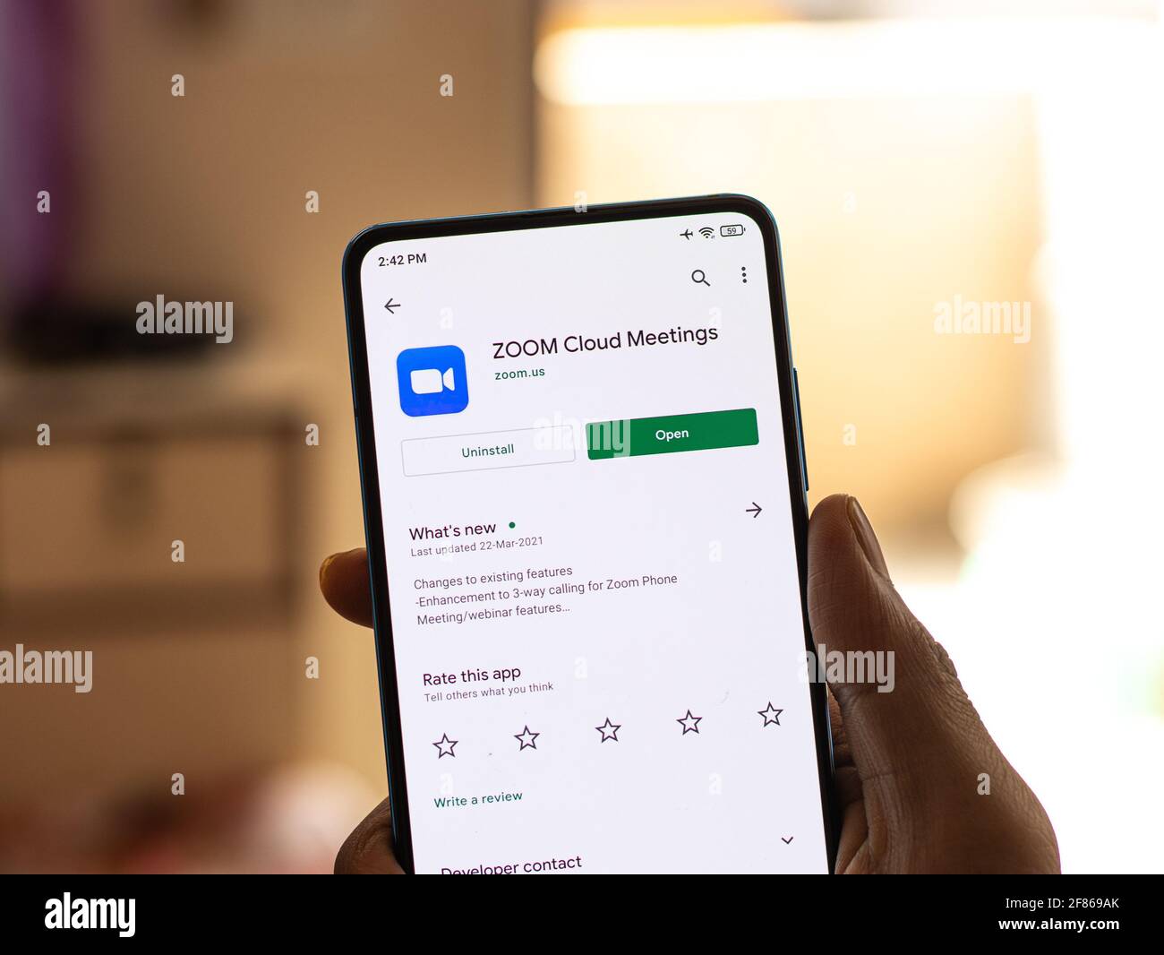 Zoom app india hi-res stock photography and images - Alamy
