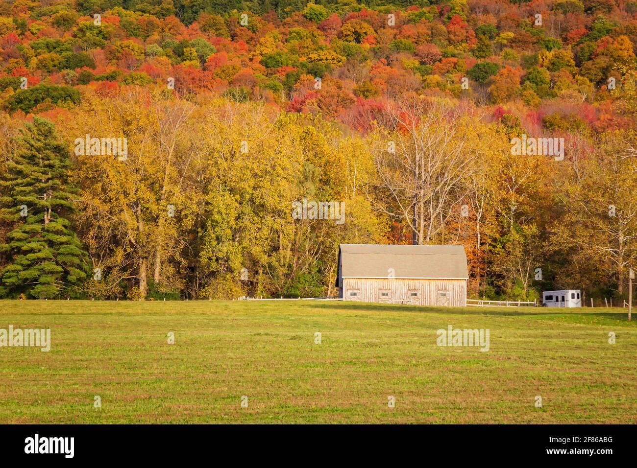 Fall Season in Western Massachusetts Stock Photo - Alamy