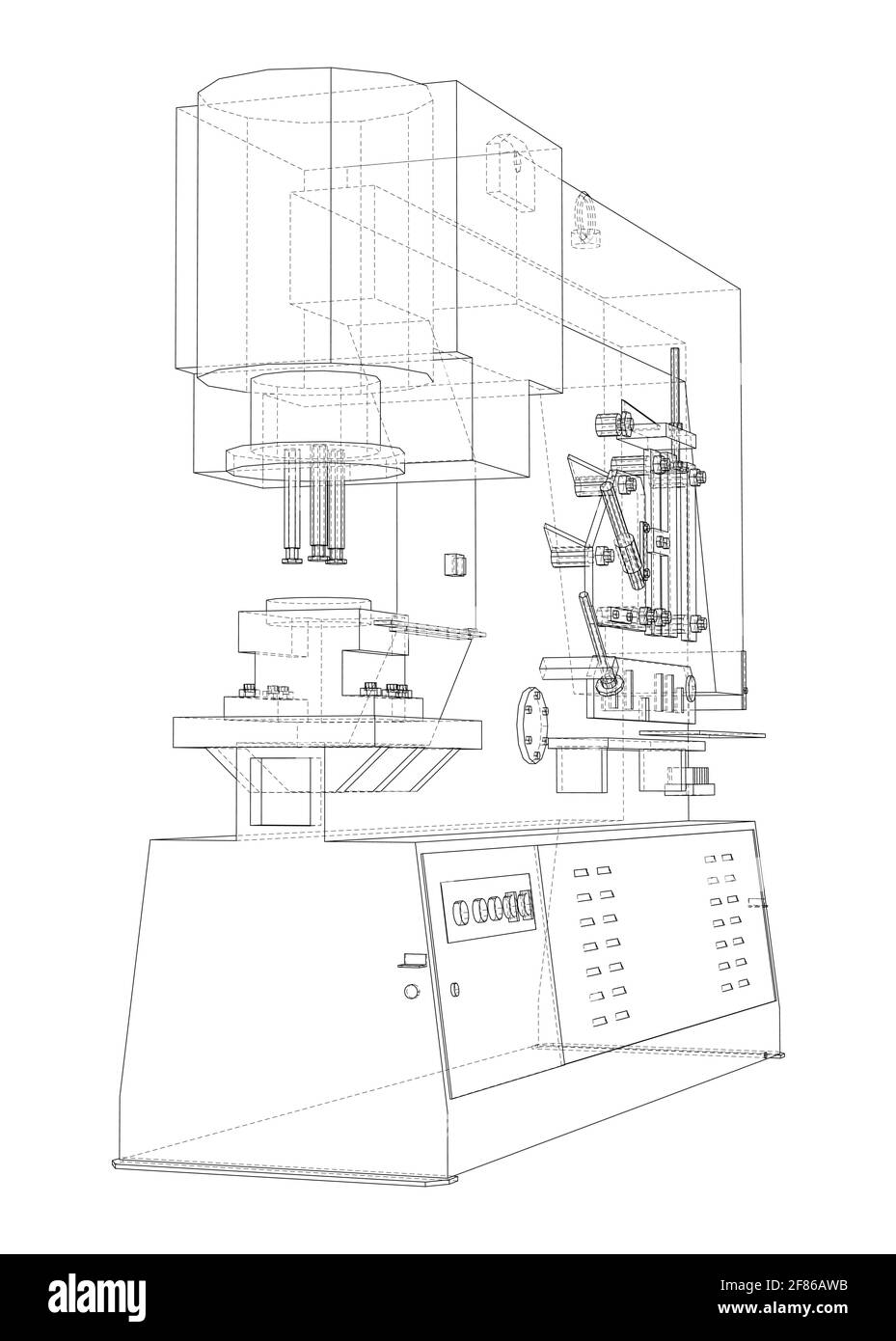 Cnc lathe machine icon Stock Vector Images - Alamy