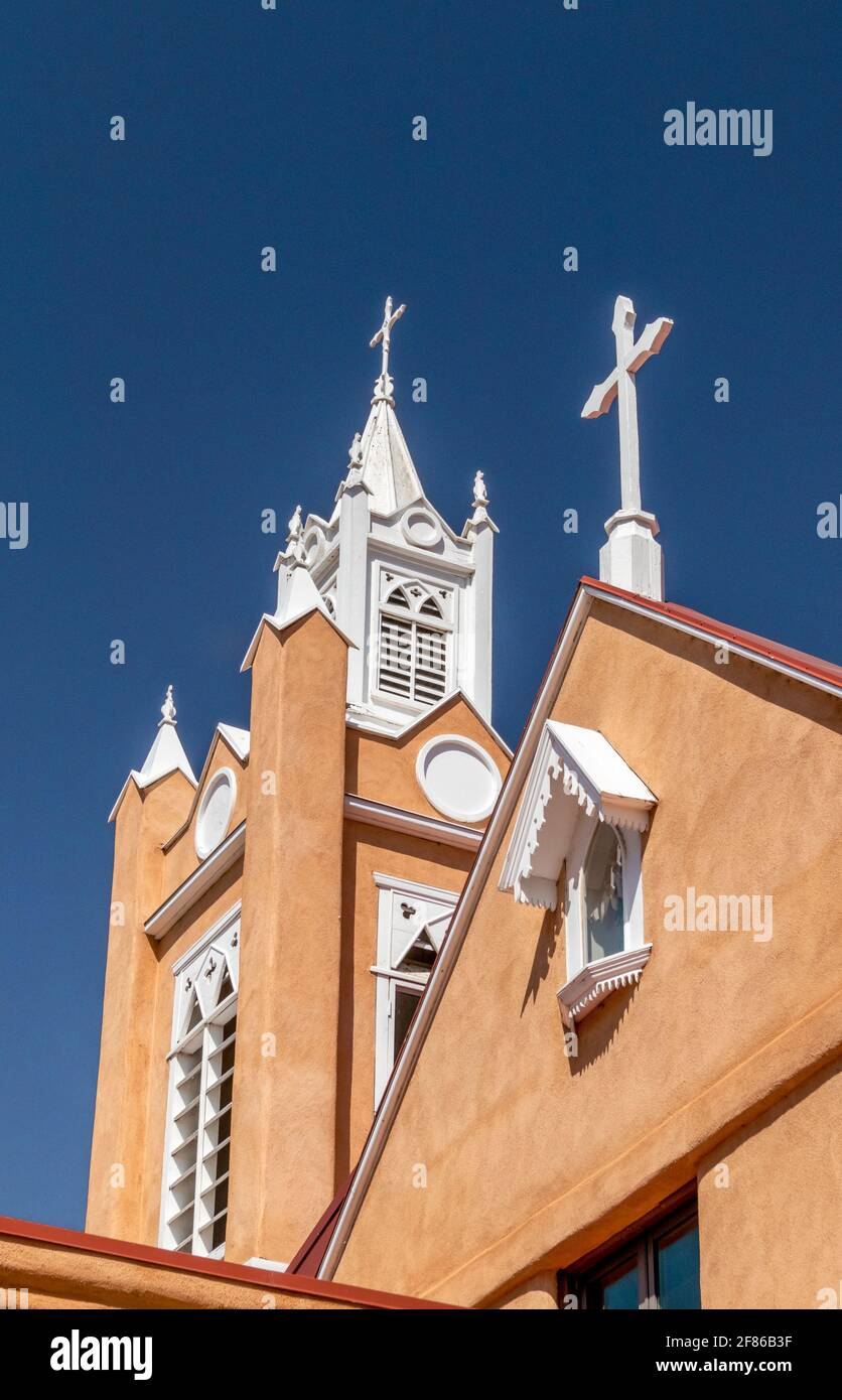 San Felipe de Neri Church in Old Town Albuquerque, New Mexico Stock ...