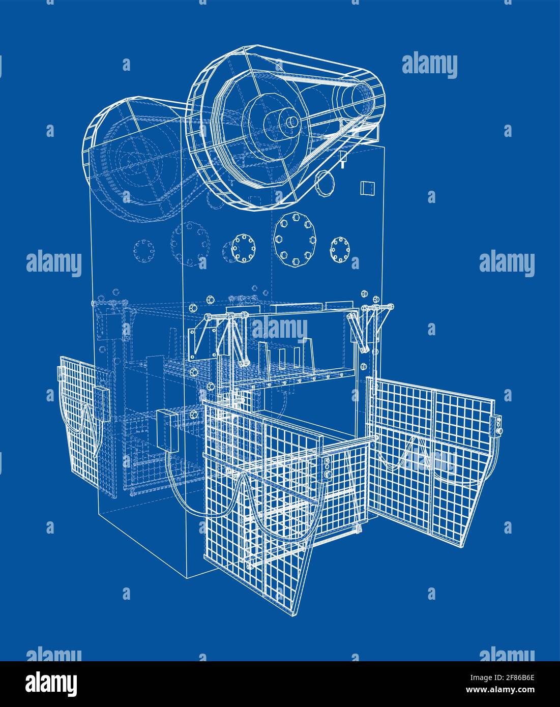 Powerful Press. Vector Stock Vector Image & Art - Alamy