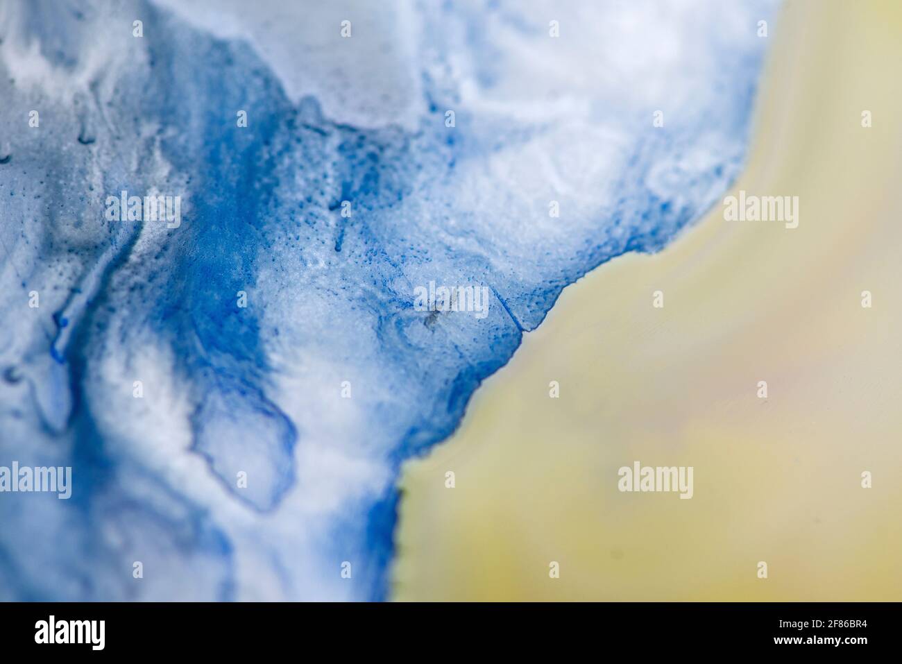 Blue abstract background in fluid art technique. Colorful mix of ...