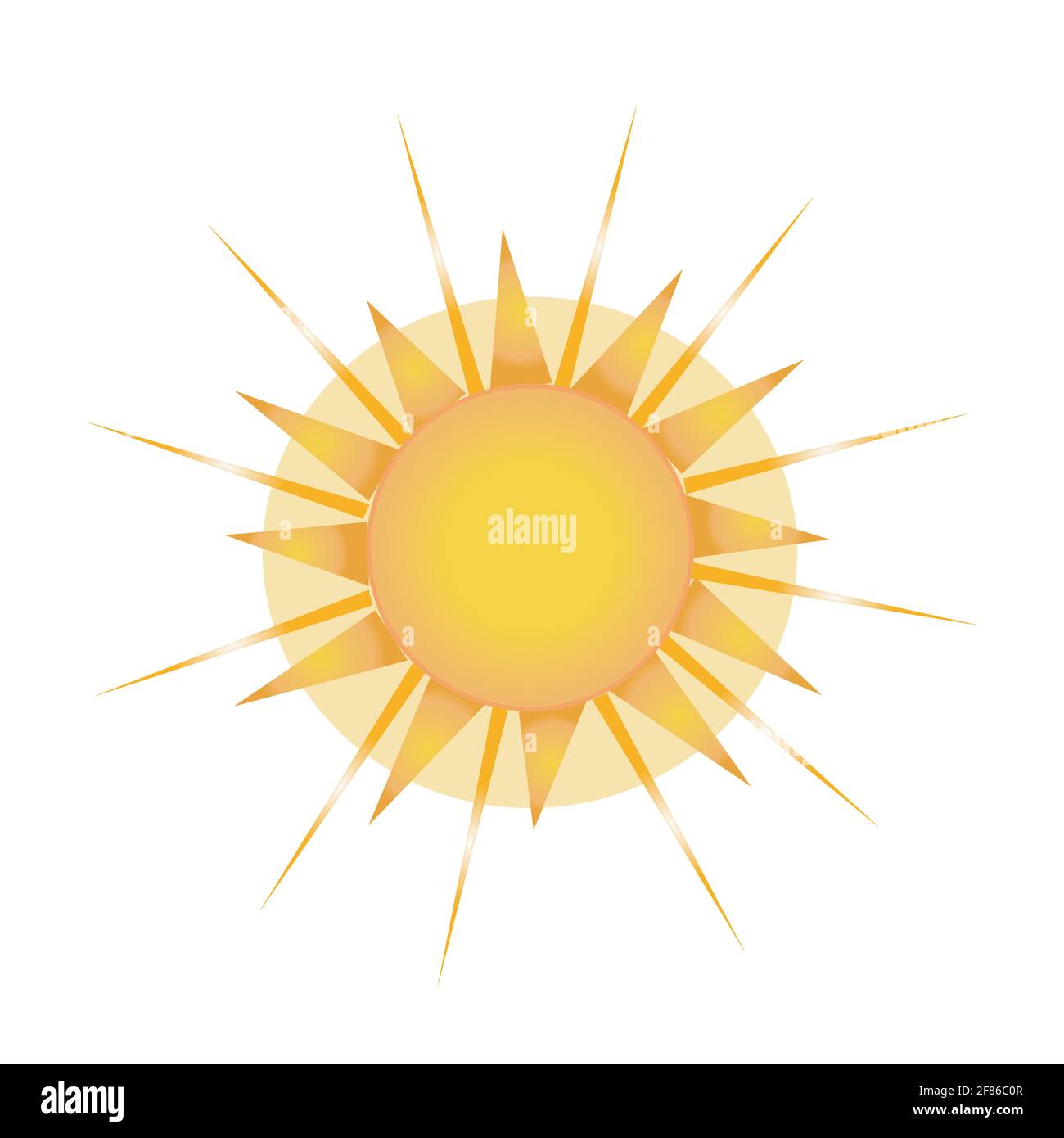 Vector illustration of sunrise sun Stock Vector Image & Art - Alamy