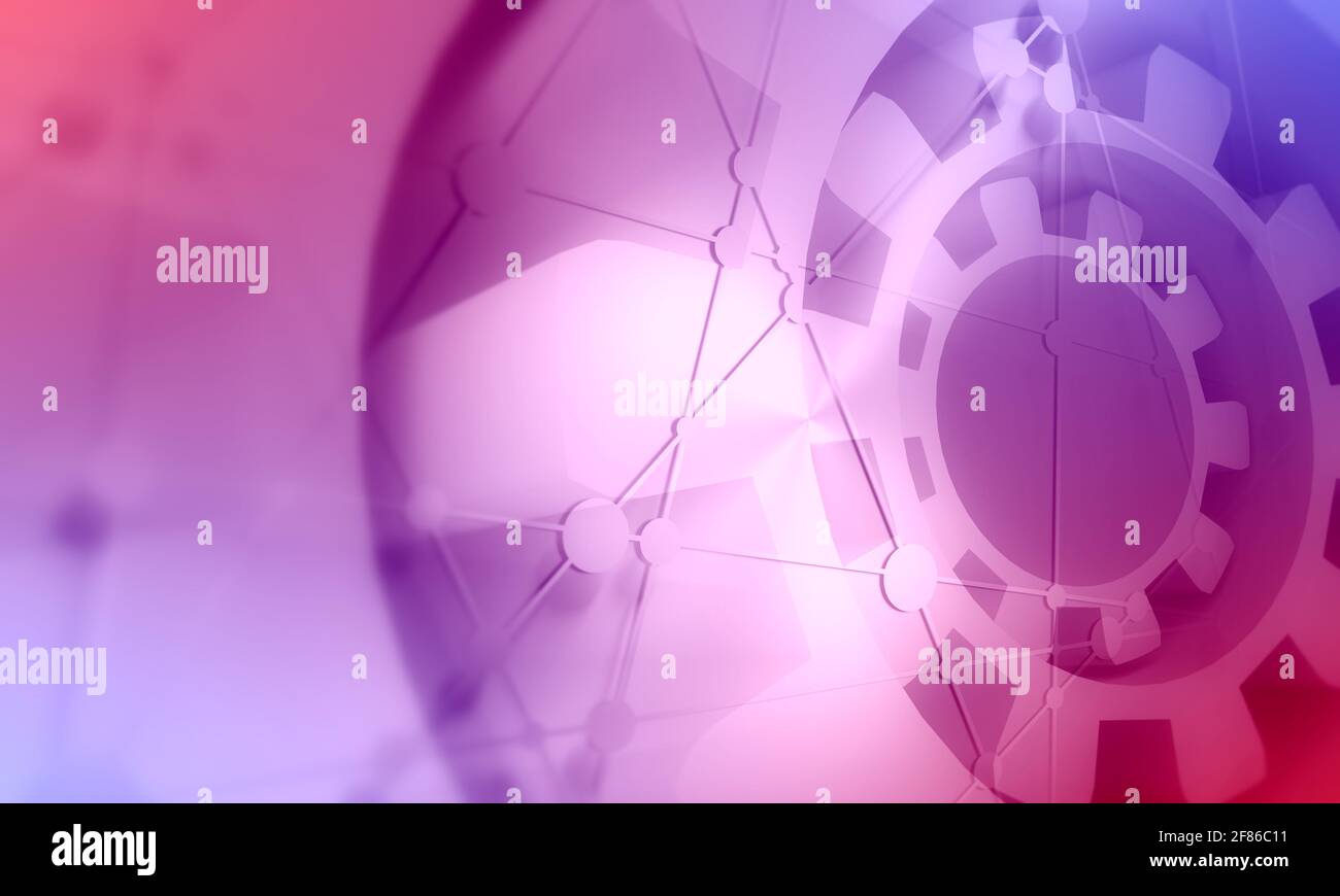 Abstract industrial theme background with gears. Cog wheels all in one ...