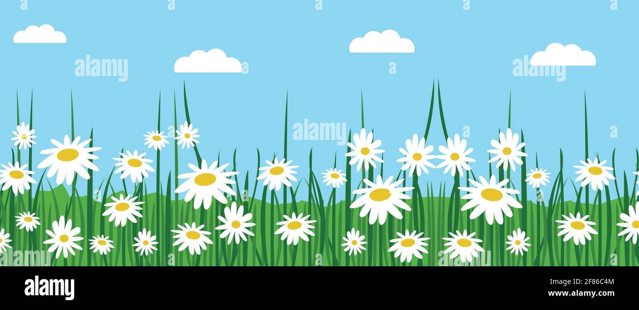 colorful spring flowers vector illustration Stock Vector Image & Art ...