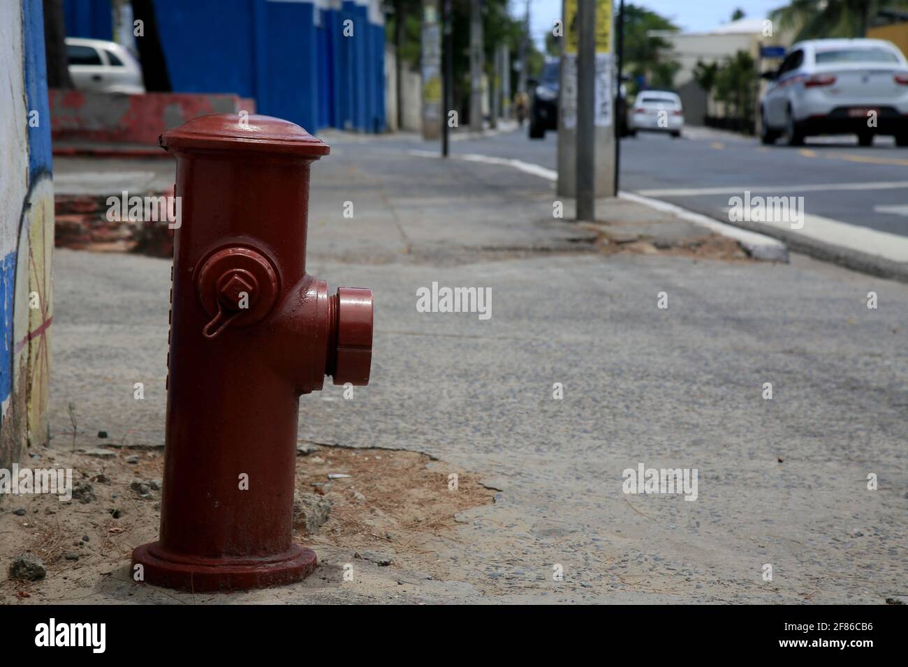 salvador, bahia, brazil - december 21, 2020: fire brigade hudrante is ...