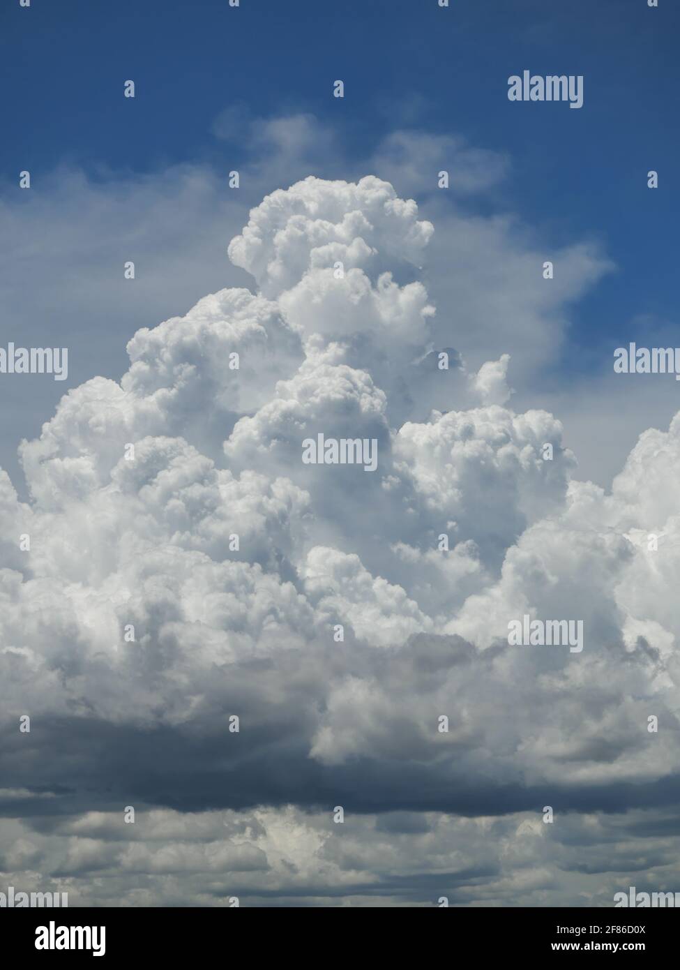 Cumulonimbus cloud formations on tropical blue sky , Nimbus moving ...