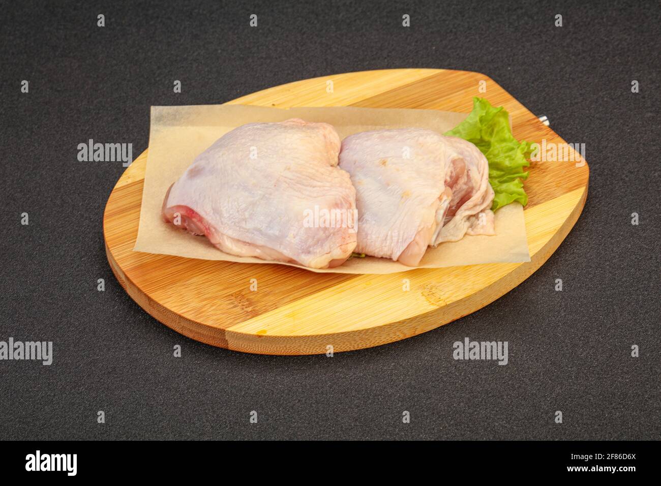 Raw chicken hip ready for cooking Stock Photo - Alamy