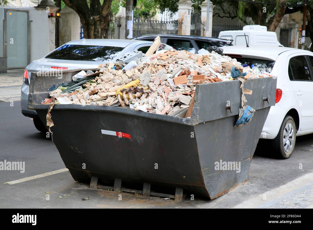 salvador, bahia, brazil - december 14, 2020: bucket for transporting ...