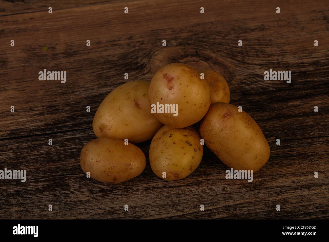 Raw fresh baby young potato heap Stock Photo - Alamy