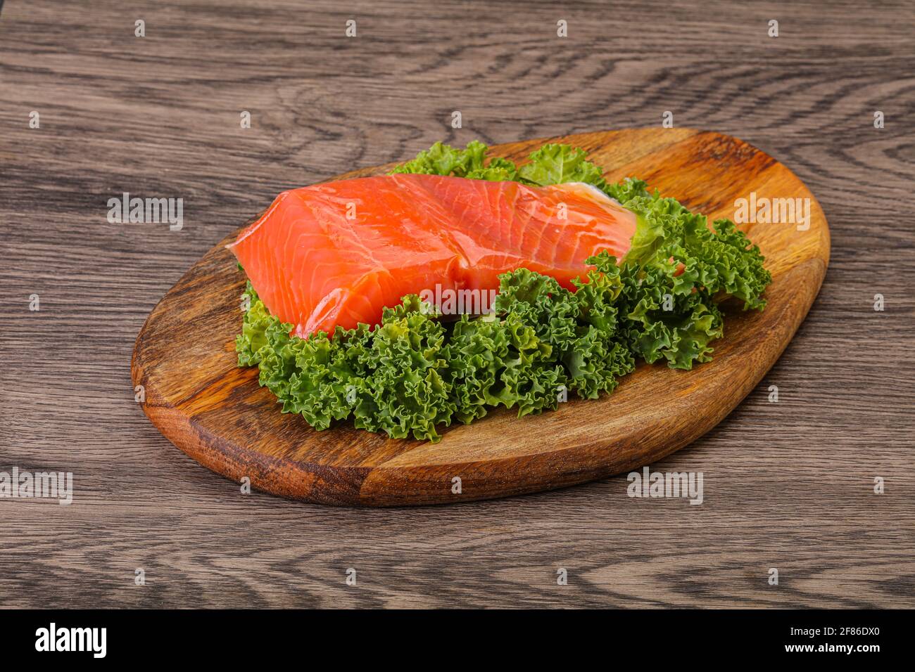 Tasty Salmon fillet slice for cooking Stock Photo - Alamy