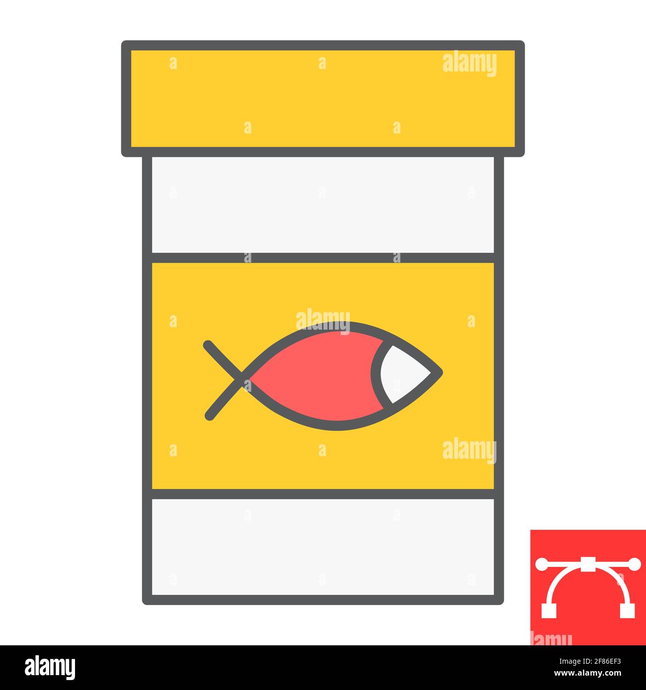 Feeding fish aquarium Stock Vector Images - Alamy