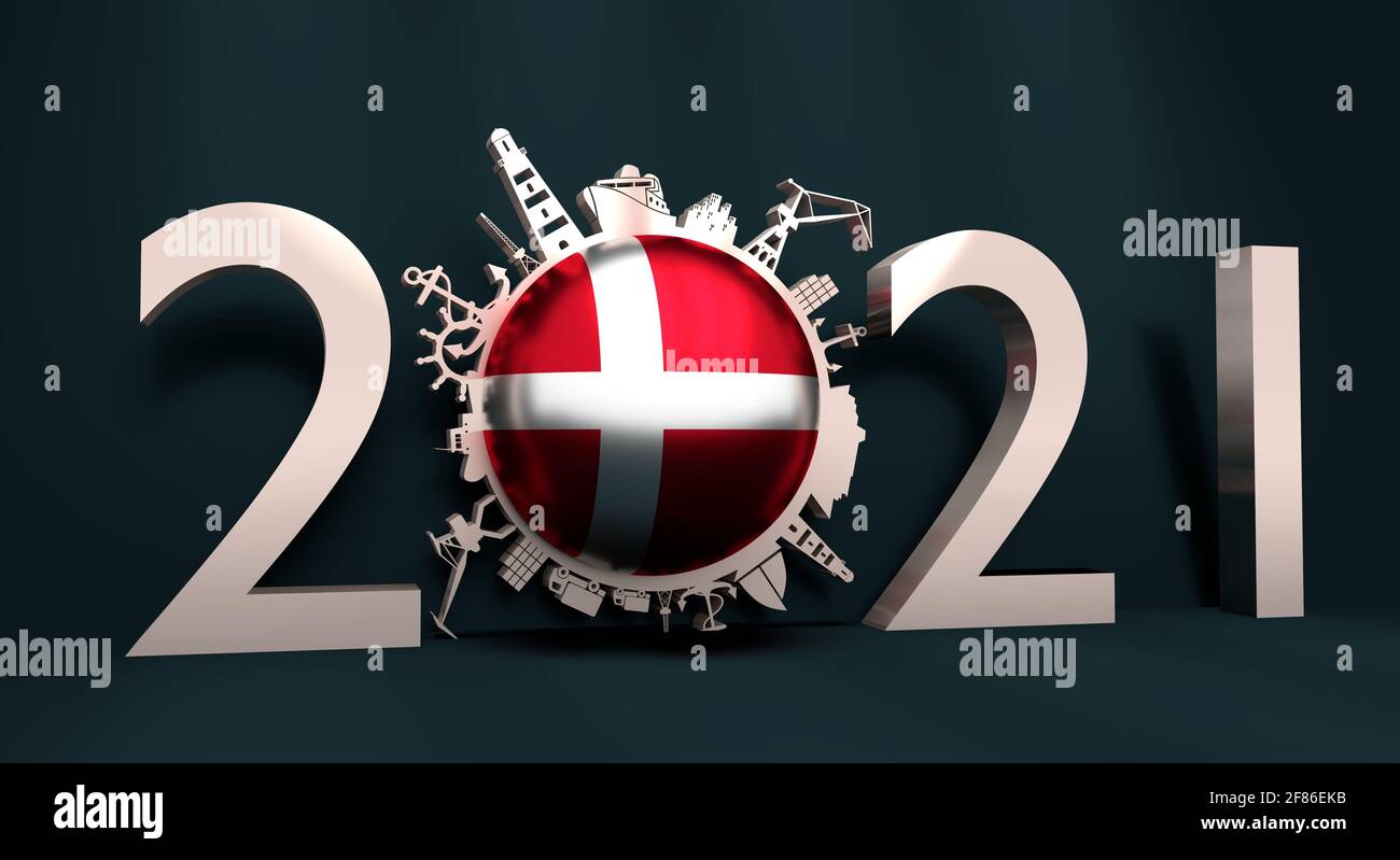 Circle with sea shipping and travel relative silhouettes. Objects ...