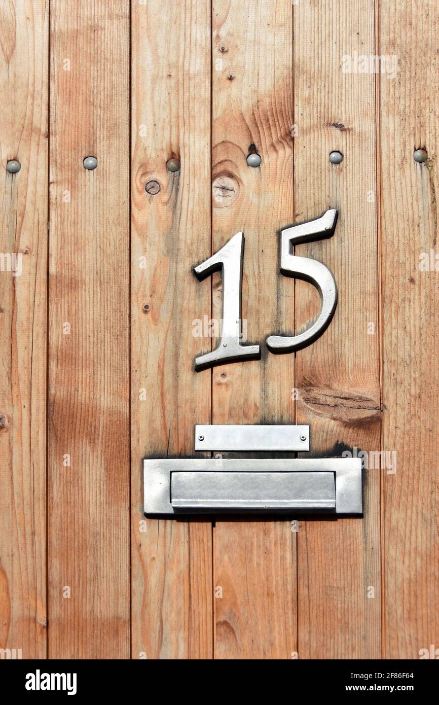 House number 15 hi-res stock photography and images - Alamy