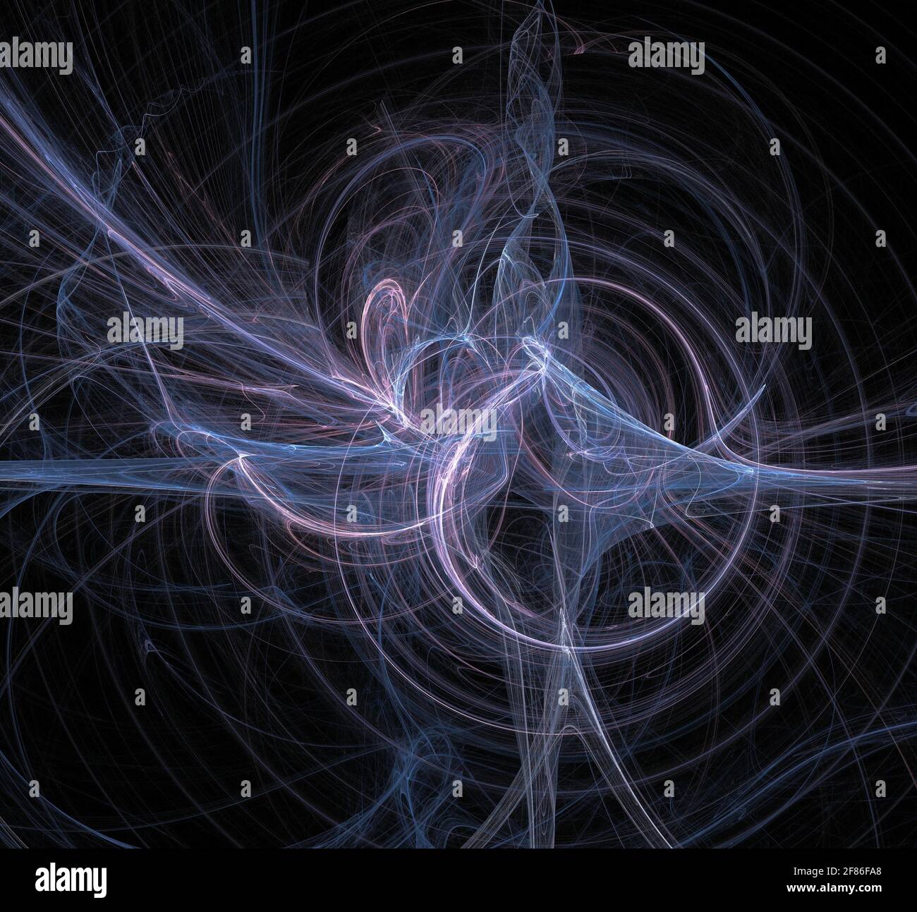 image of one Illustration of digital fractal Stock Photo - Alamy