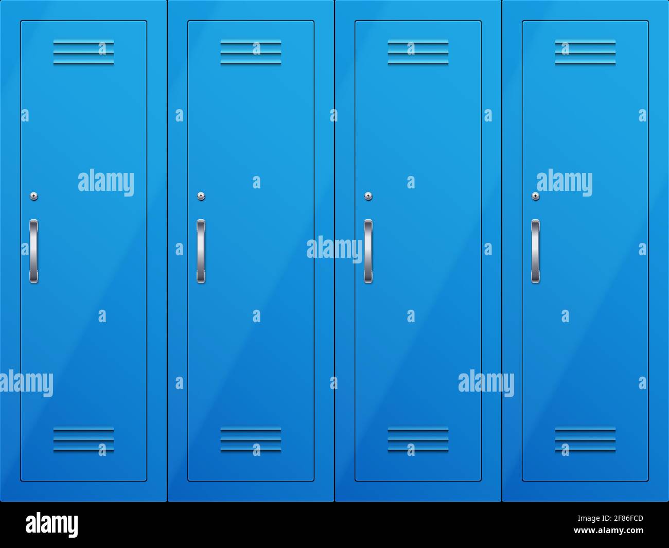 Blue metal door in Stock Vector Images - Alamy