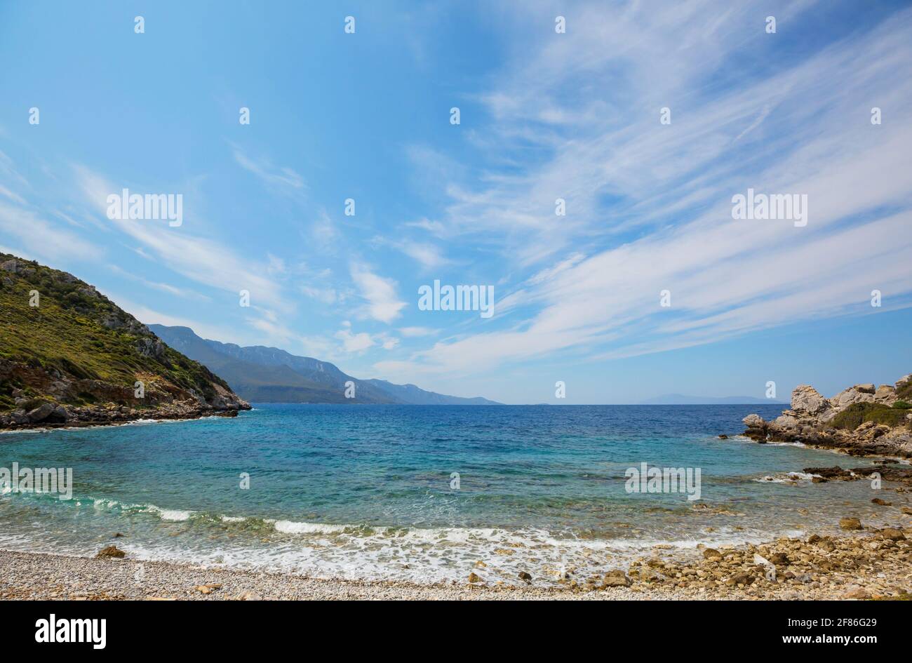 Beautiful sea coast in Turkey Stock Photo - Alamy