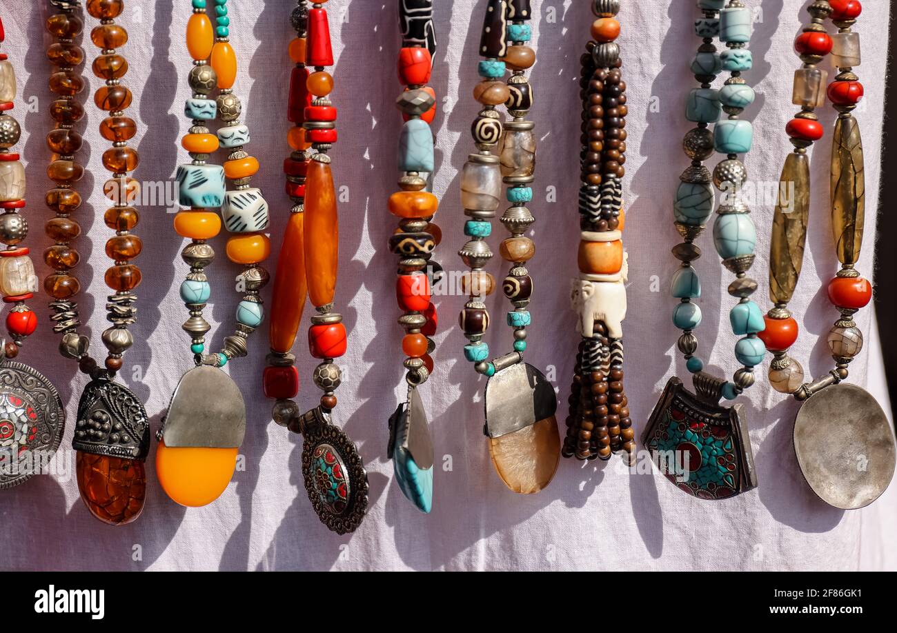 Handmade craft products for home and women on display for sale at Hunar ...