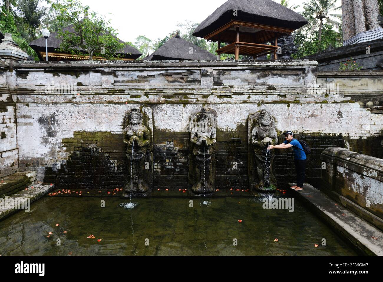Goa Gajah ( Elephant cave ) temple complex and sanctuary near Ubud ...