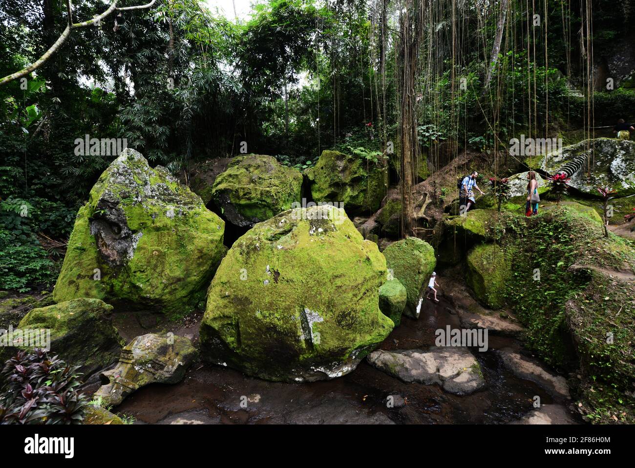 Goa Gajah ( Elephant cave ) temple complex and sanctuary near Ubud ...