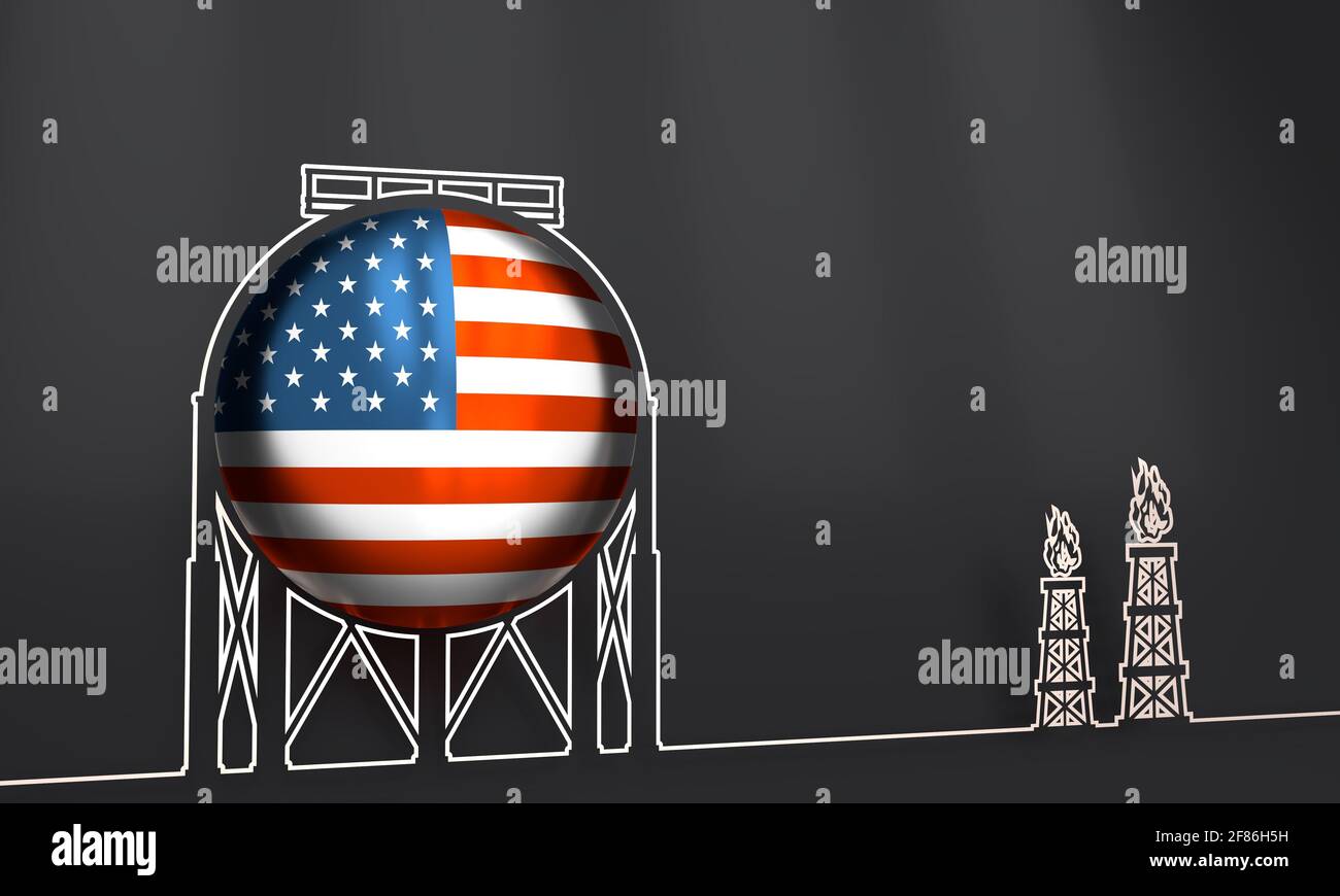 Energy and Power icon. Energy generation and heavy industry. Gas ...