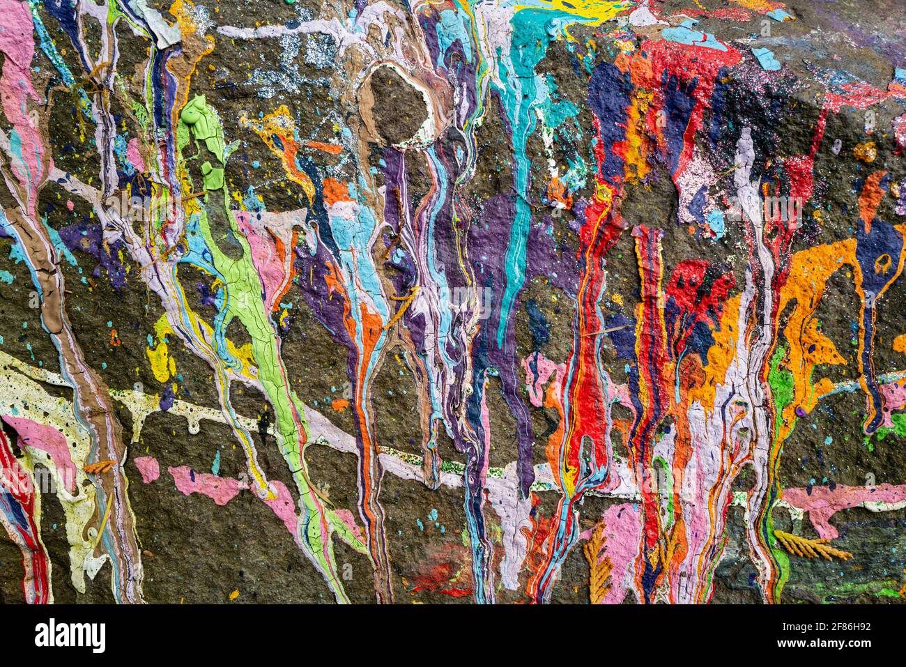 Spilled green paint hi-res stock photography and images - Alamy