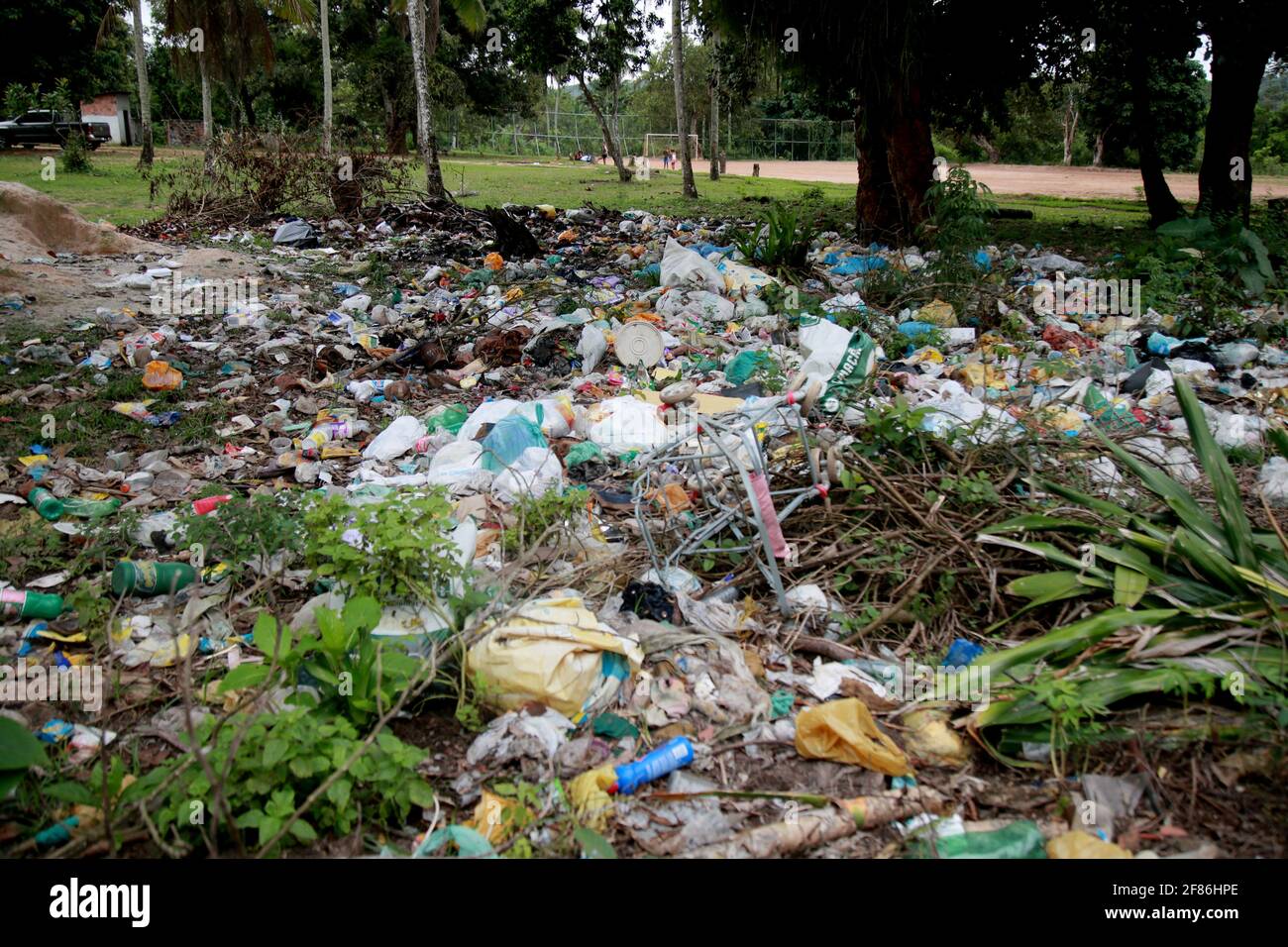 mata de sao joao, bahia / brazil - november 4, 2020: area of irregular ...