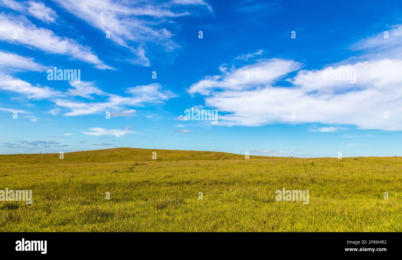 Rural landscape with beautiful greenery in Santa Catarina, Brazil Stock ...
